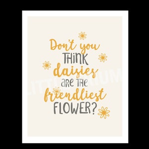 You've Got Mail, Daisies, Print, Modern, House, Decor, Instant Download ...