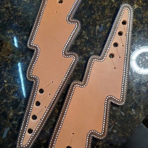 Dove Wing Leather Spur Strap Pattern (digital Download) - Etsy