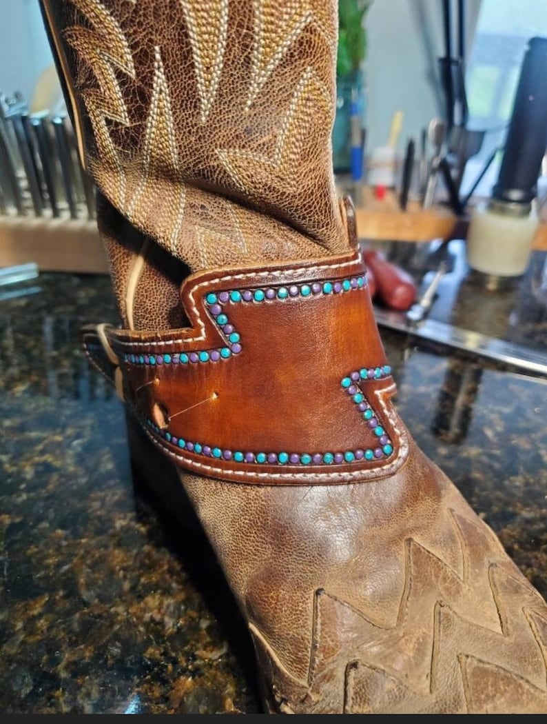 Dove Wing Leather Spur Strap Pattern (digital Download) - Etsy