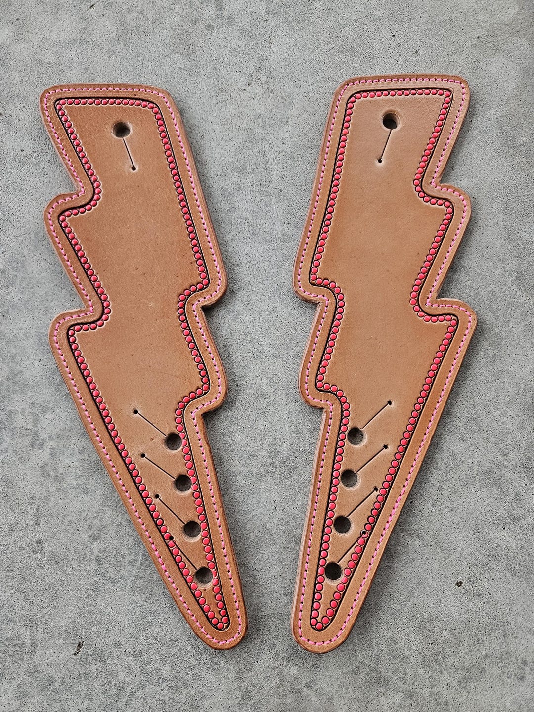 Custom Order Lightning Spur Straps, Choose Your Color Spur Straps, Dove ...