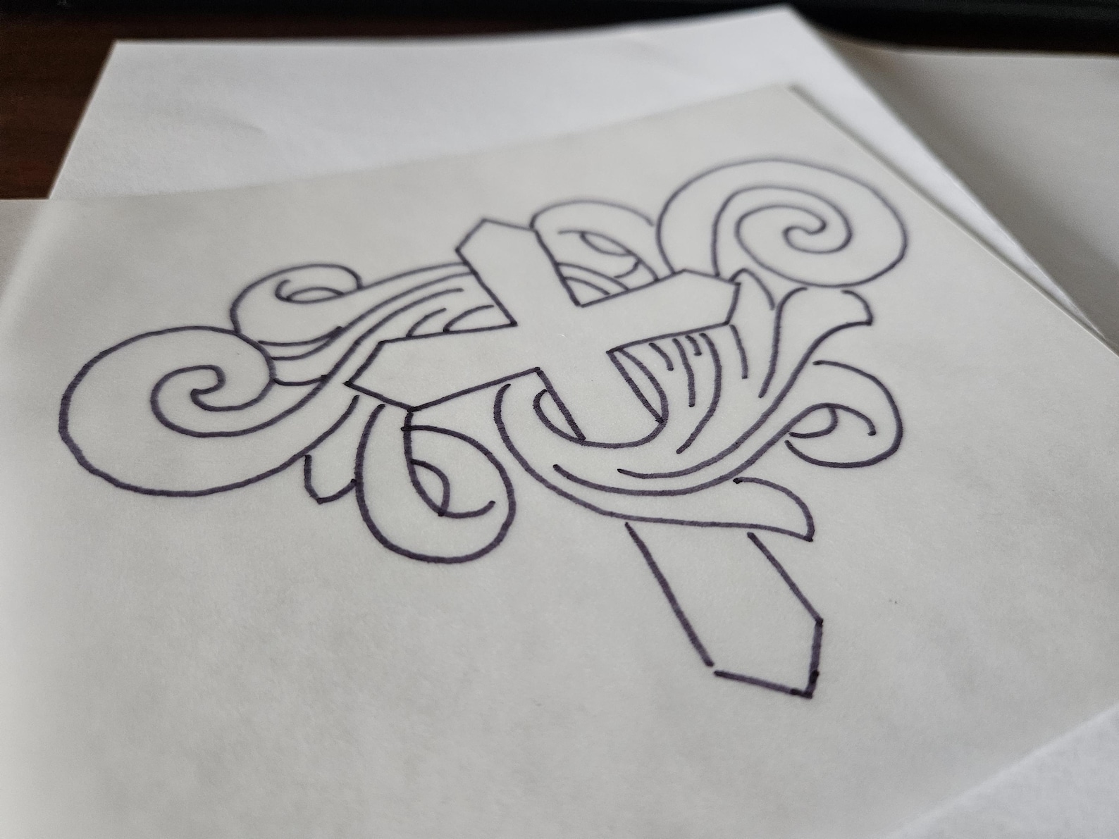 Leather Cross Tooling Pattern - Etsy