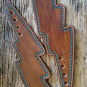 Custom Order Lightning Spur Straps, Choose Your Color Spur Straps, Dove ...