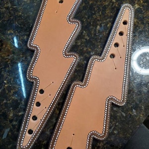 Custom Order Lightning Spur Straps, Choose Your Color Spur Straps, Dove ...