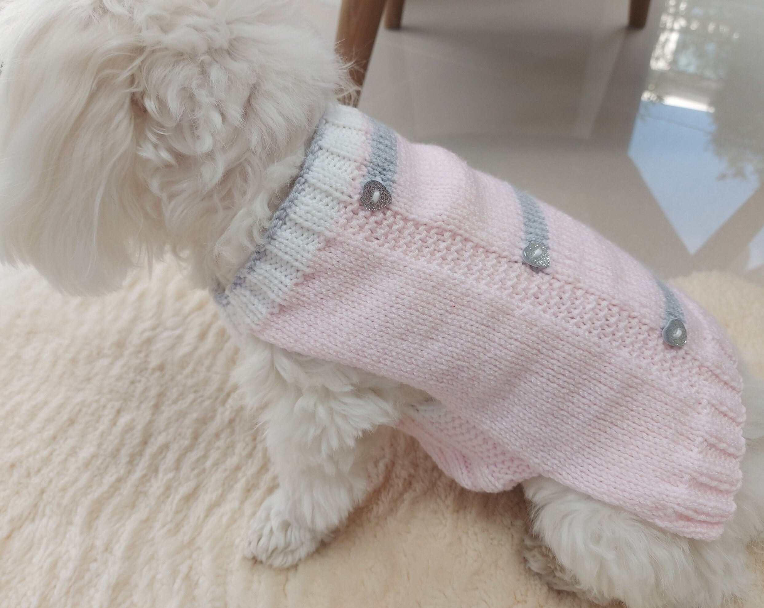 Dog Coat Knitting Pattern for Small Dog-instant PDF Download - Etsy UK