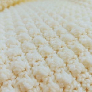 Easy Aran Bobble Baby Blanket Crochet Pattern: UK Terms (PDF Download ...