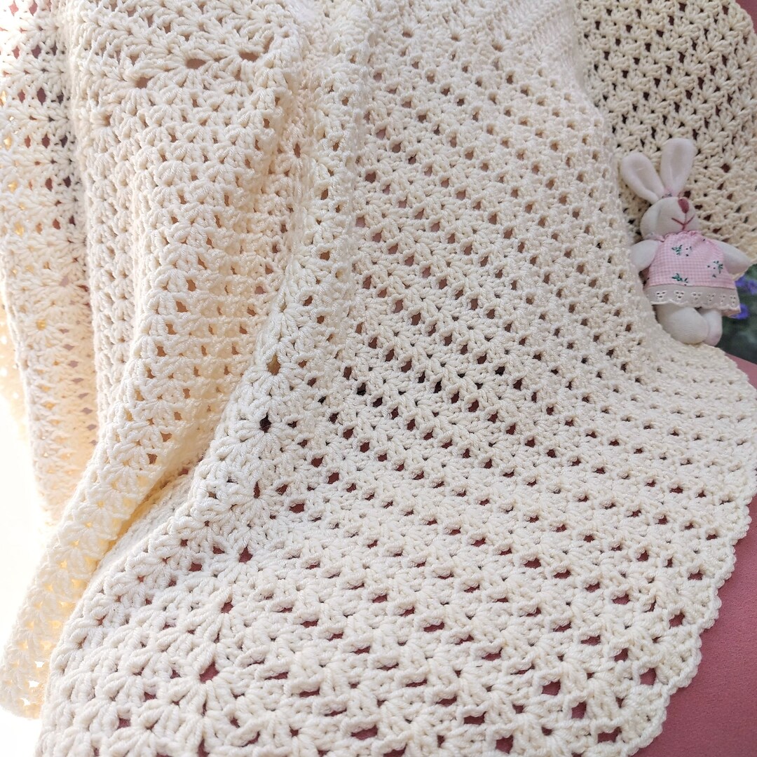 Square Baby Shawl Crochet Pattern-special Occassion DK Crochet Baby ...