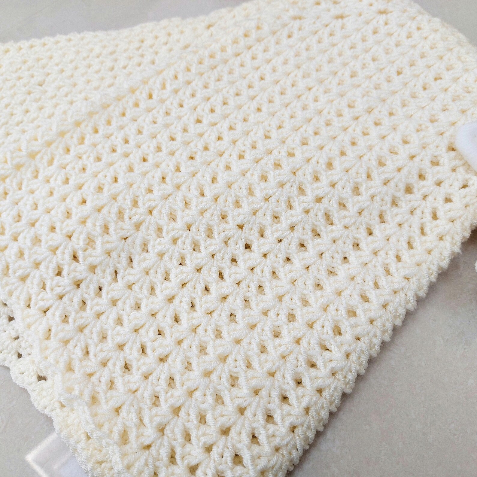 Square Baby Shawl Crochet Pattern-special Occassion DK Crochet Baby ...