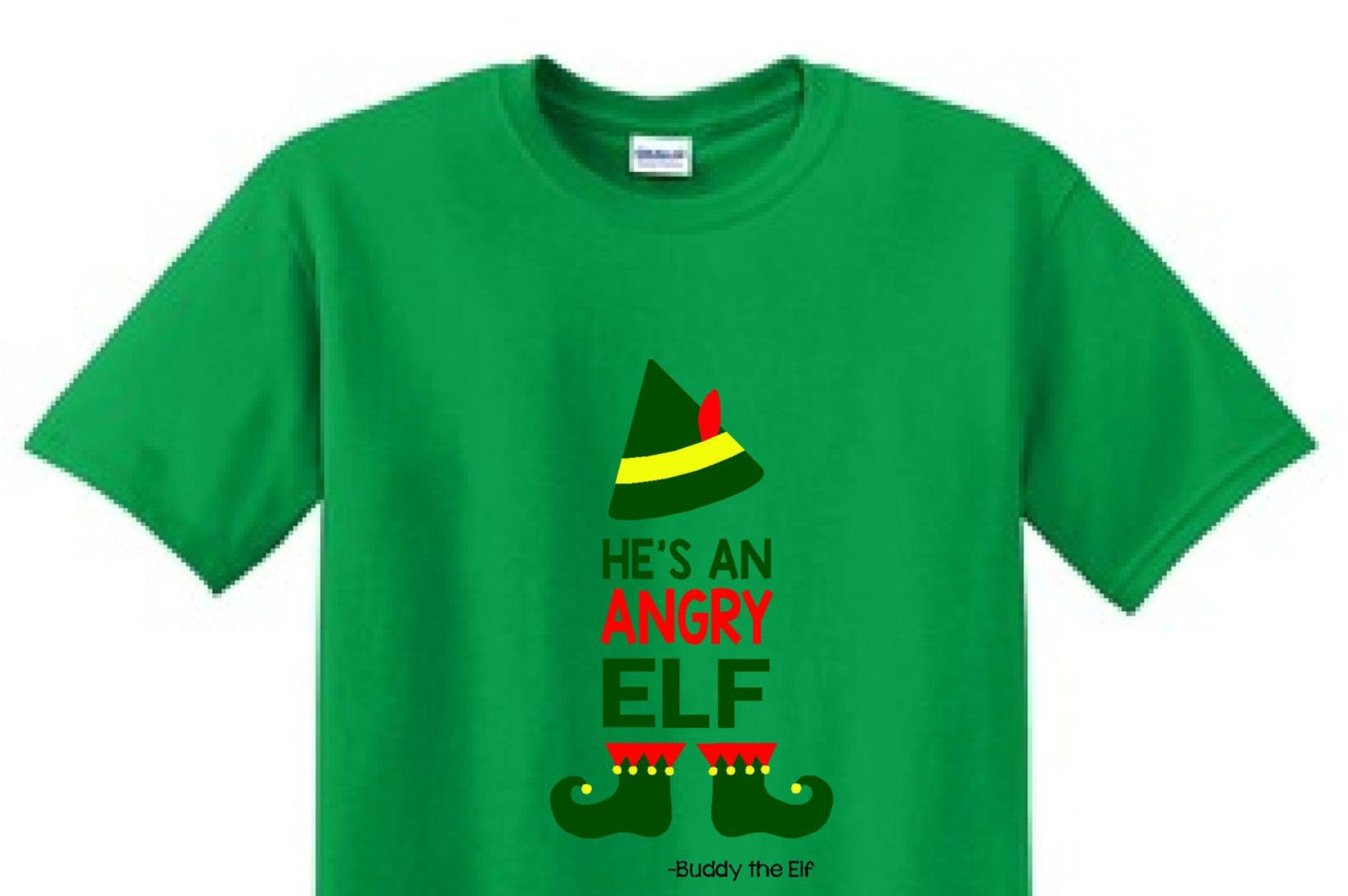 He's an Angry Elf Buddy the Elf T-shirt - Etsy