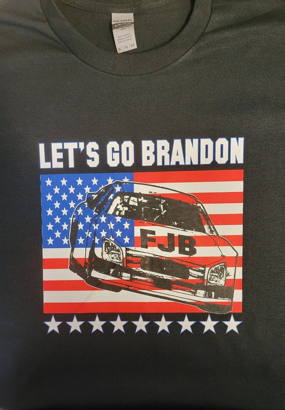 LETS Go BRANDON FJB American Flagnascarjoe Must Go | Etsy