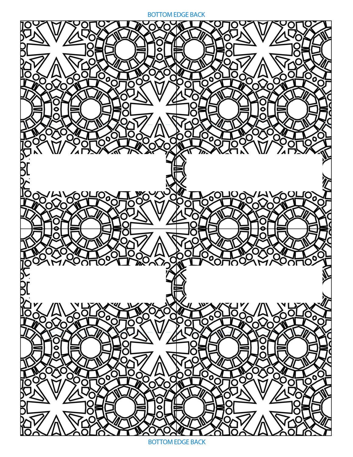 Place Cards or Name Cards to Print & Color! - Etsy