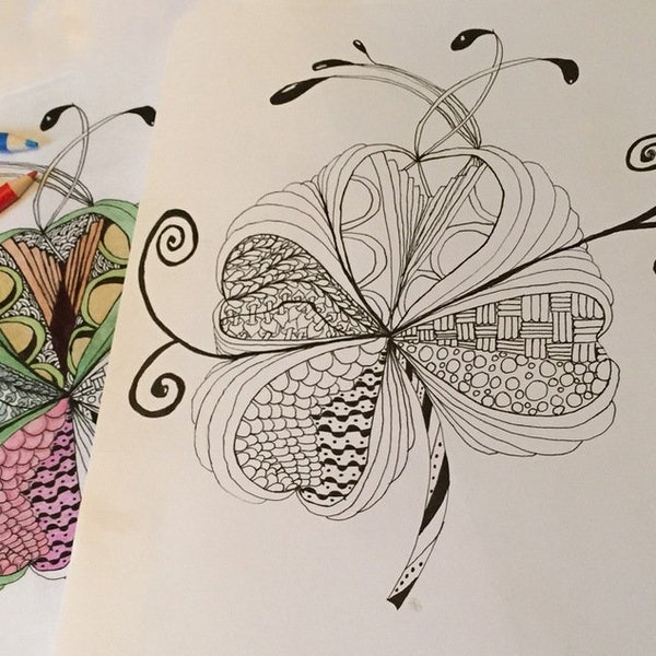 Zentangle Inspired - Etsy