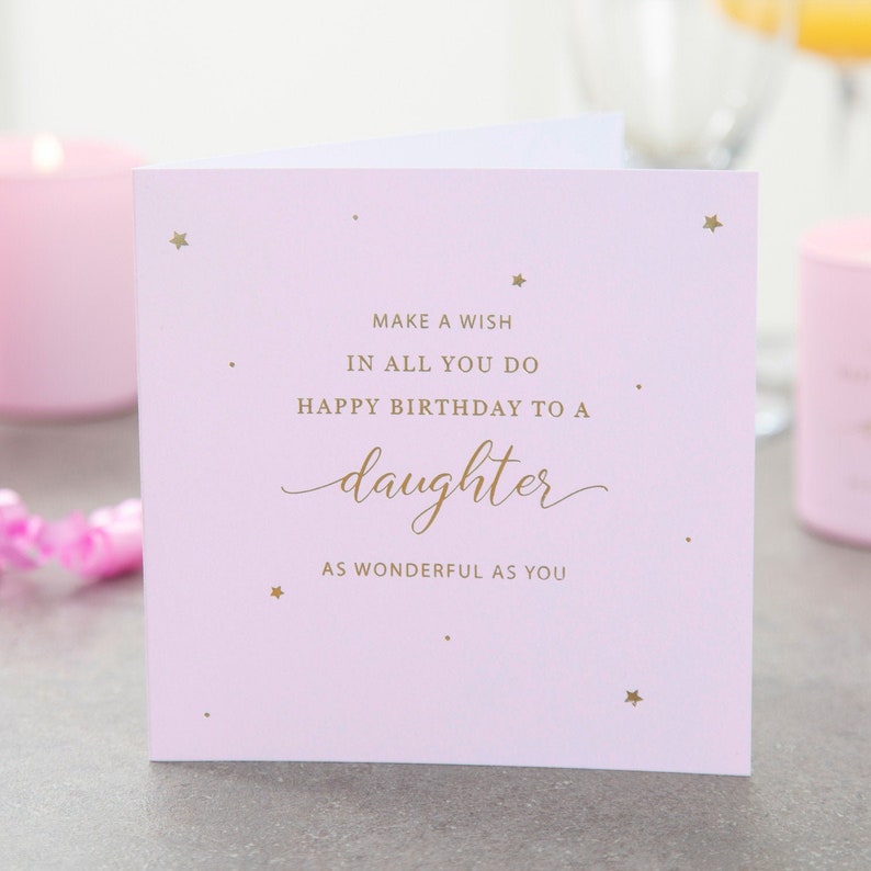 Birthday Card For Daughter Daughter Card Daughter Birthday | Etsy