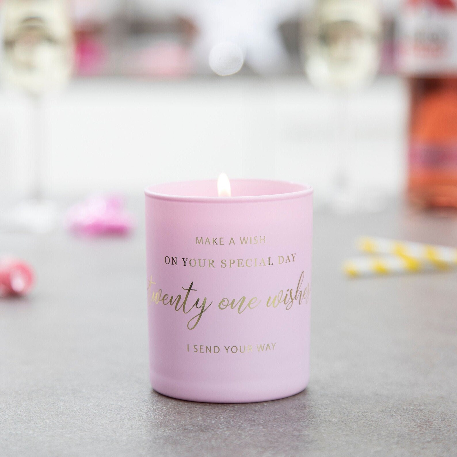 21st Birthday Candle, Birthday Gift Idea, Candle, Scented Candles ...