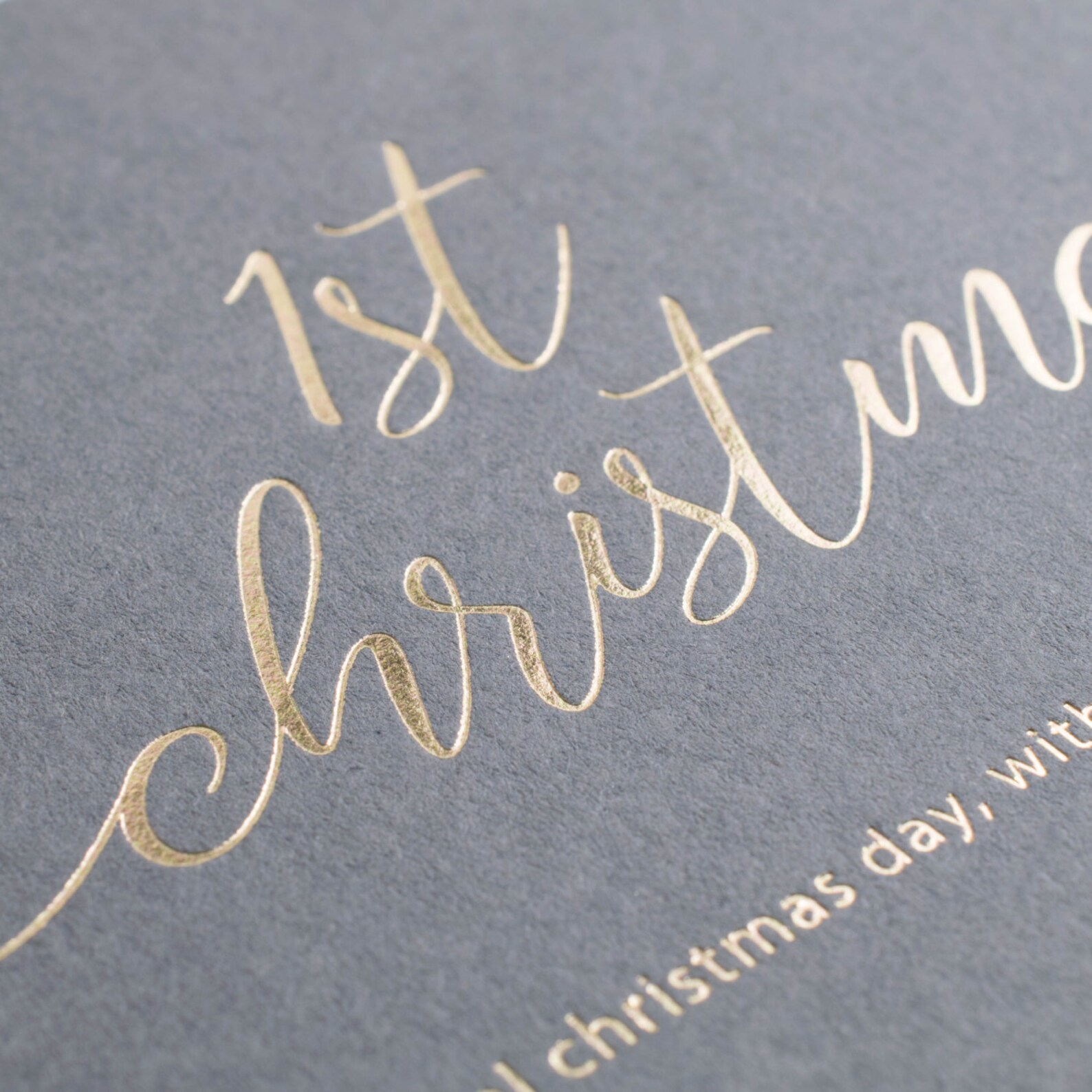 Babys First Christmas Card, 1st Christmas Card, First Family Christmas ...