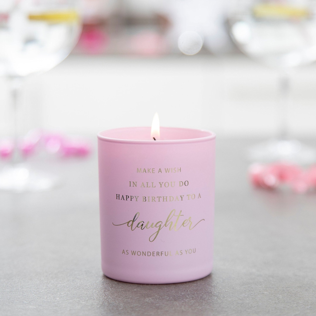Daughter Birthday Candle, Birthday Gift Idea, Candle, Scented Candles ...