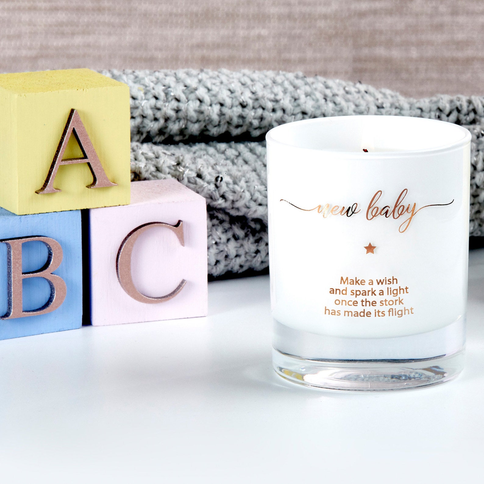 New Baby Candle, New Baby Gifts, Baby Shower Gift, Baby Girl Gift, Mum ...