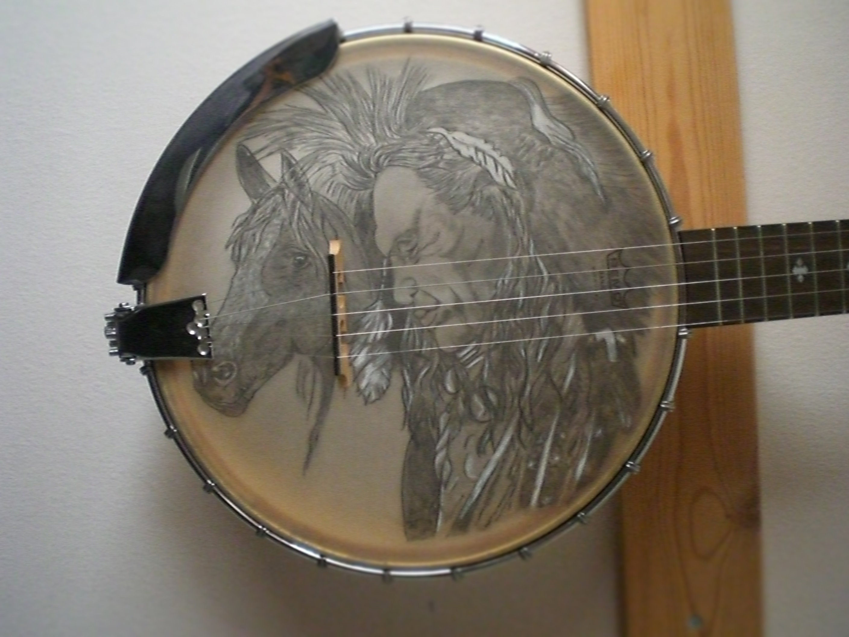Custom Banjo Head Design | Musical Instrument | Unique Design - Etsy