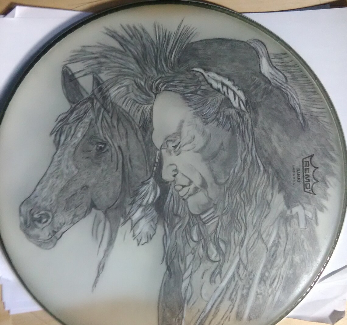 Custom Banjo Head Design | Musical Instrument | Unique Design - Etsy