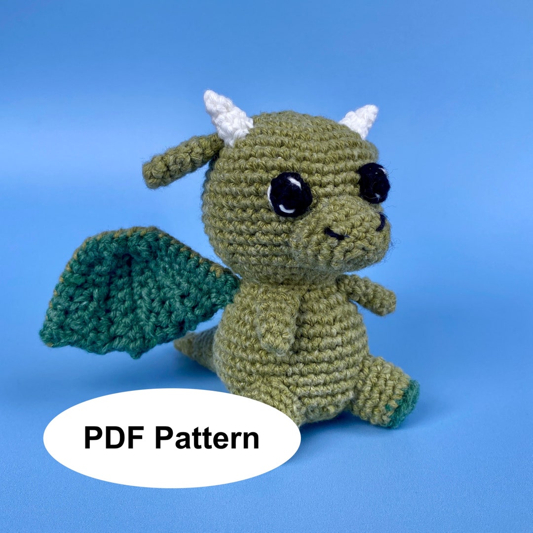 Amigurumi Plush Crochet PATTERN Dune the Zodiac Dragon in PDF Format ...