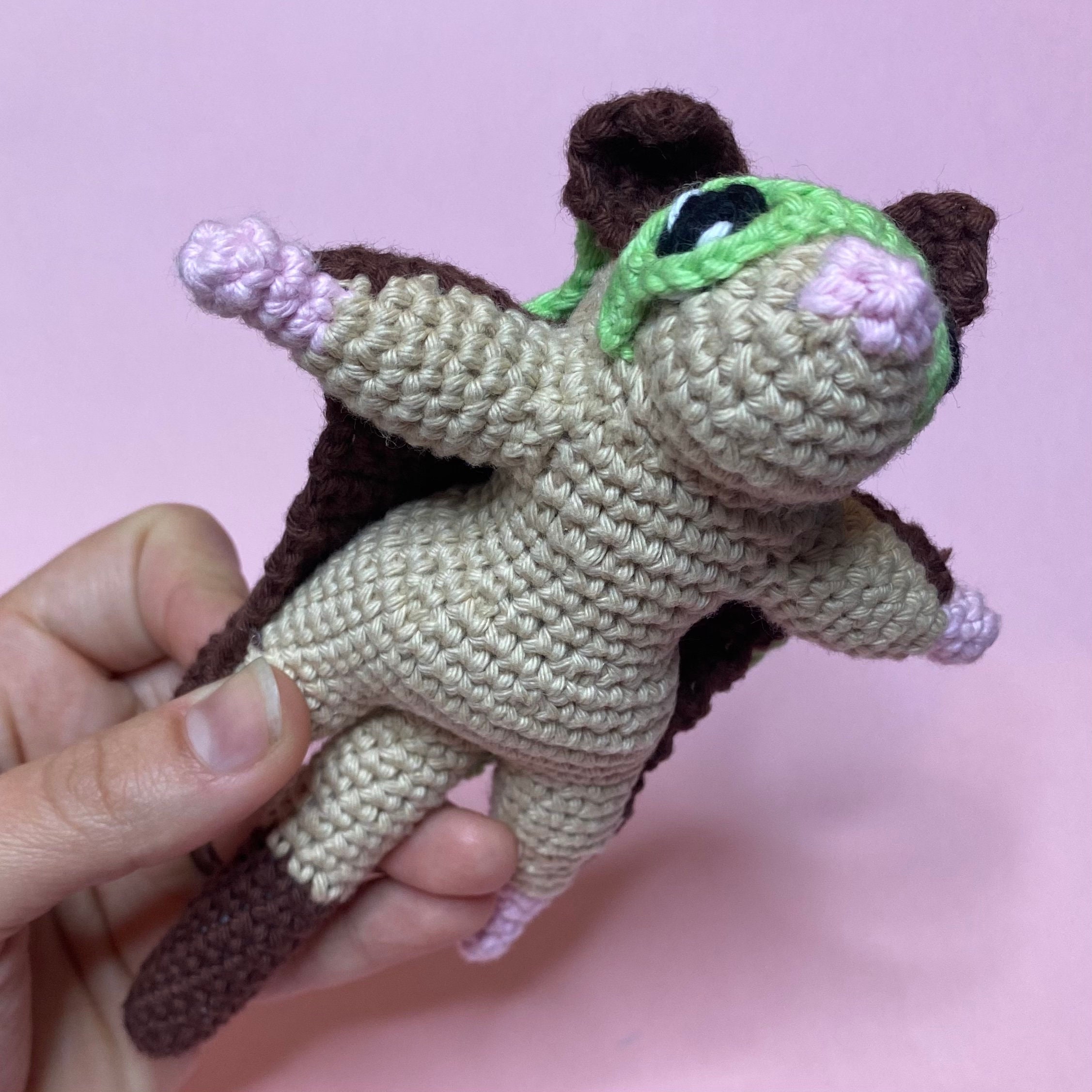 PATTERN, Super Gary the Sugar Glider, Amigurumi Plush Crochet Pattern ...