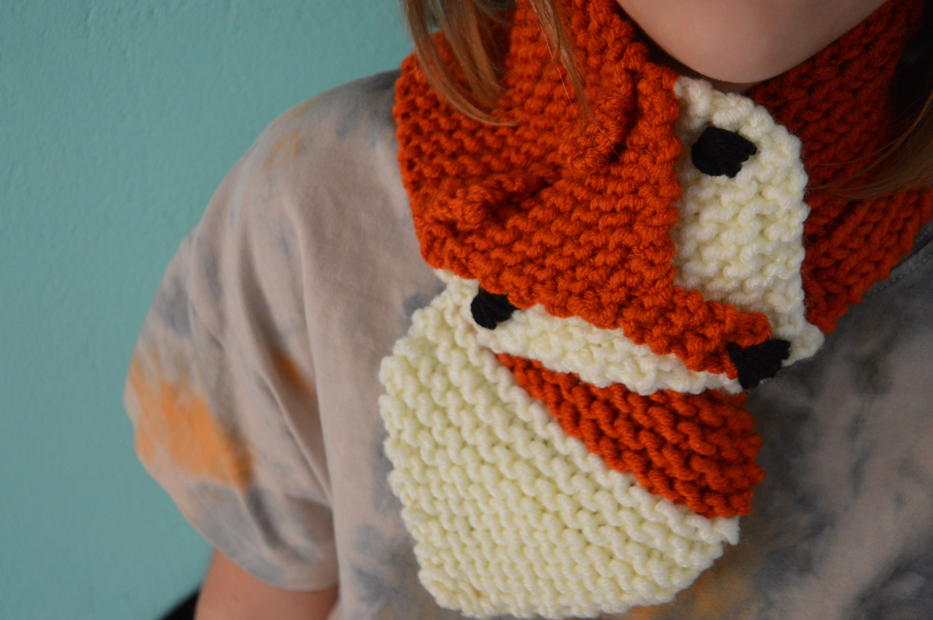 Fingerless Knit Gloves for Kids, Orange Mittens, Hand Knitted Toddler ...