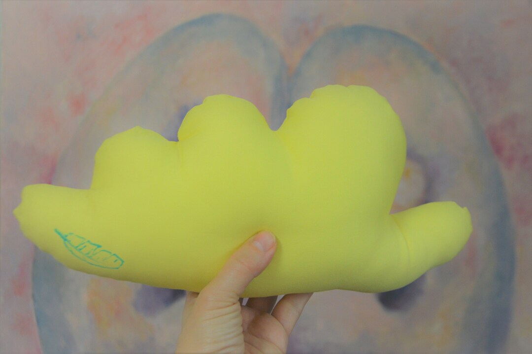 Soft Cloud Shaped Pillow Hand Sewn Nursery Pillow Eco Friendly Baby ...