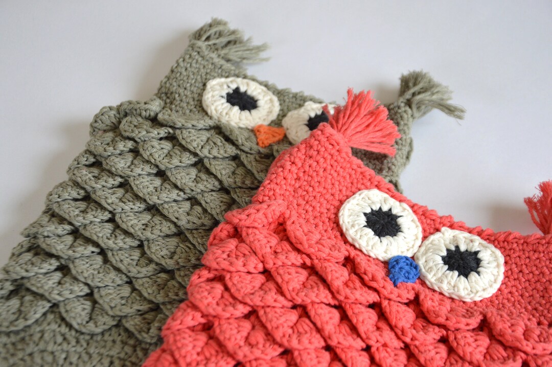 Handmade Crochet Owl-shaped Backpack for Children Crochet Backpack - Etsy