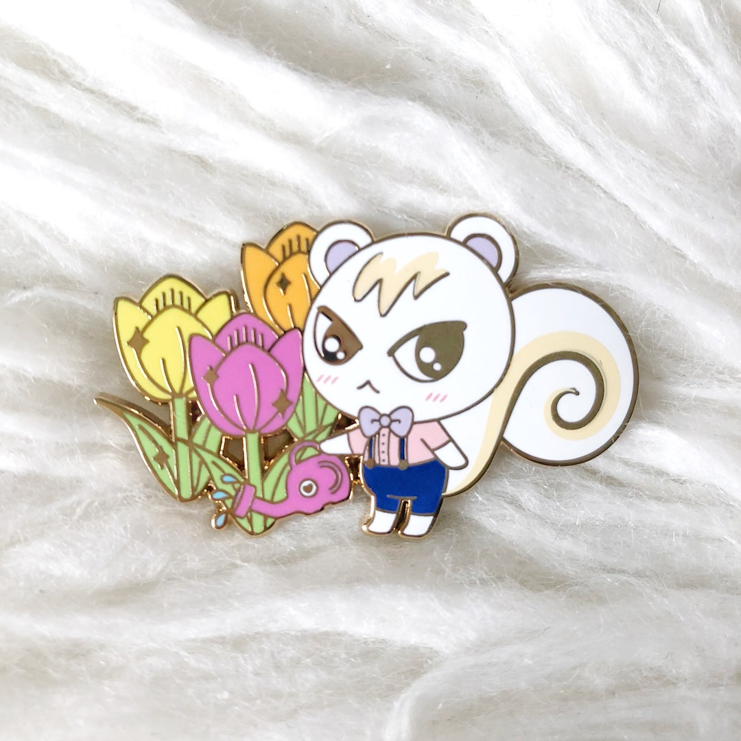 ACNH Sassy Squirrel Islander Marshal Enamel Pin - Etsy