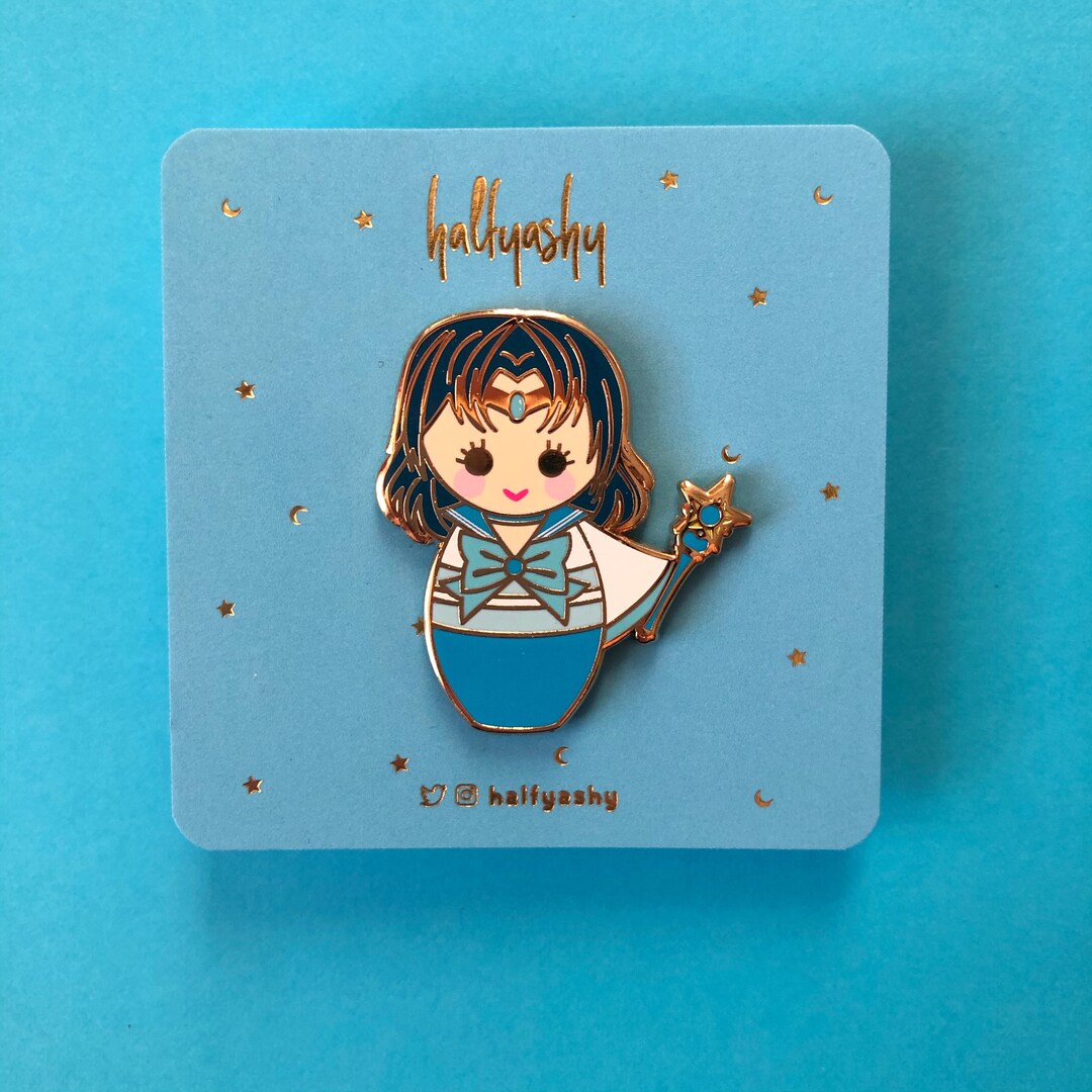 Kokeshi Mercury Enamel Pin - Etsy