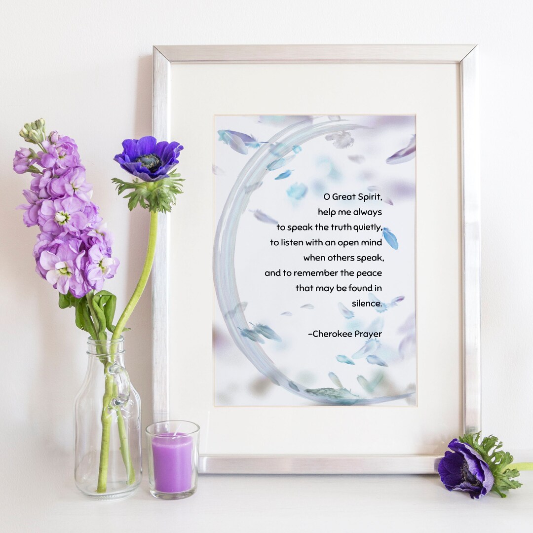Cherokee Prayer, Native American, Affirmations, First Peoples, Cherokee ...