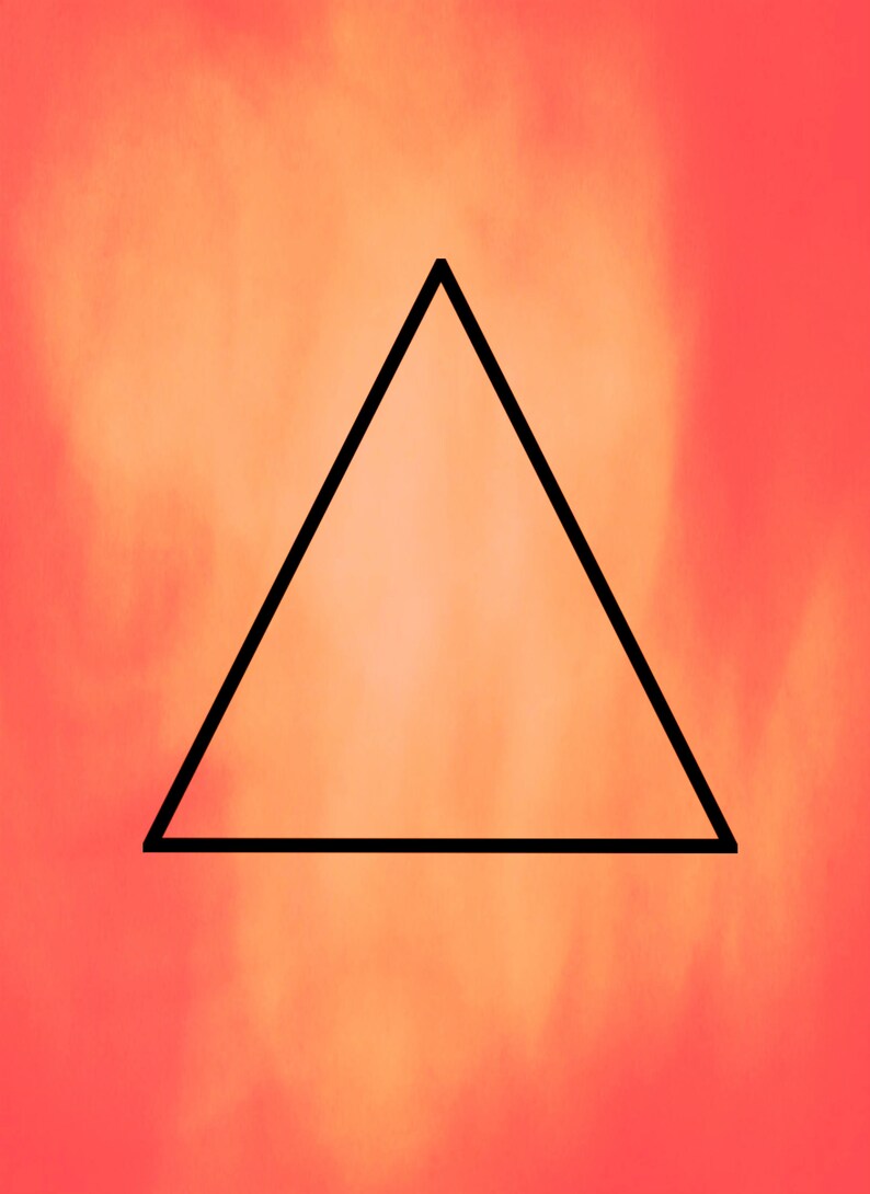 Fire Magic Print, Fire Element, Elemental Magic, Fire Sign Zodiac ...