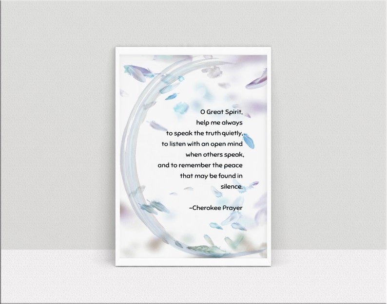 Cherokee Prayer, Native American, Affirmations, First Peoples, Cherokee ...