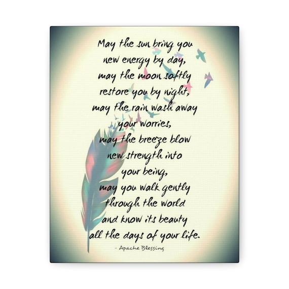 Apache Blessings Apache Blessing Plaque Handmade Hand Painted