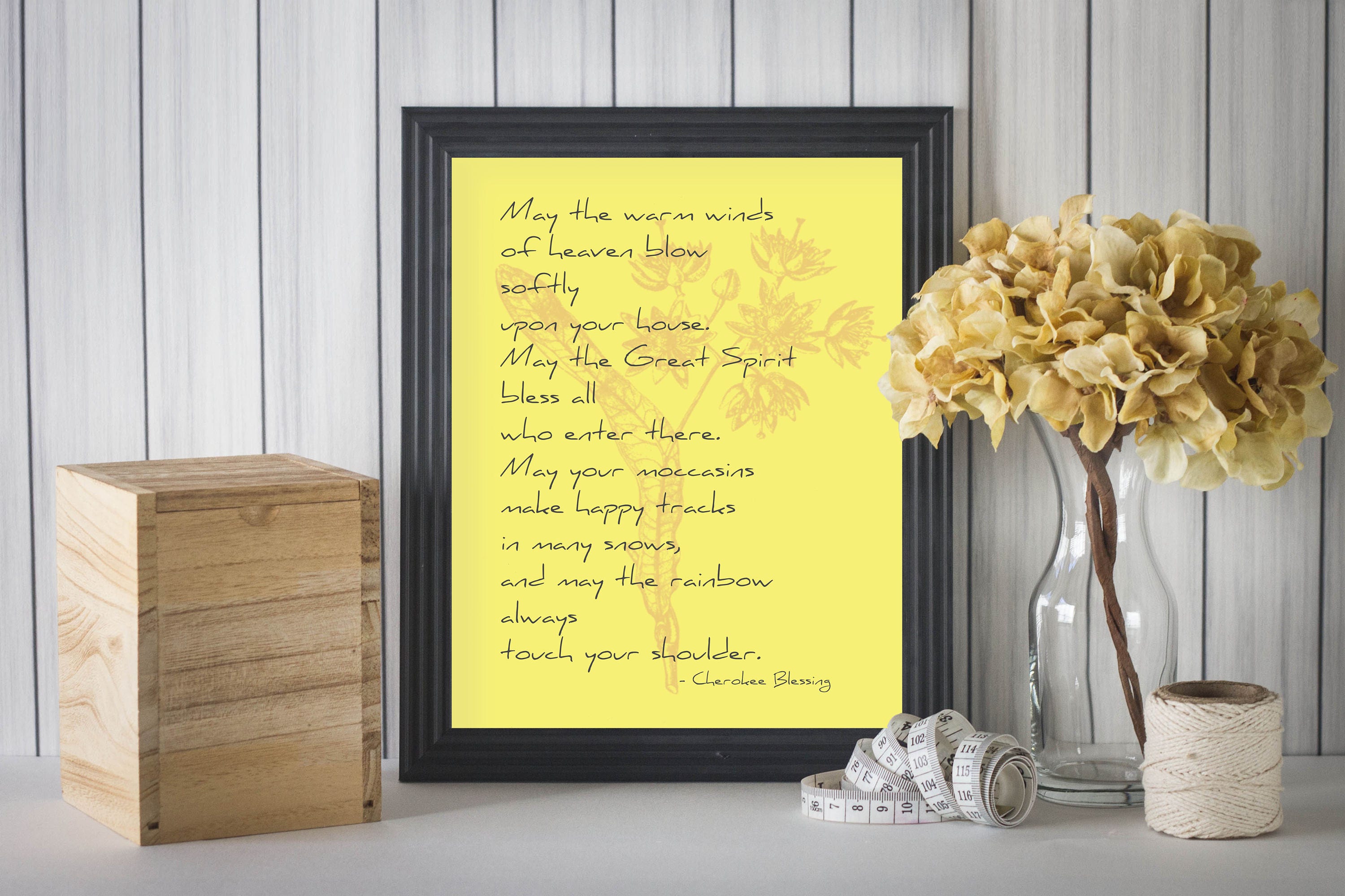 Cherokee Blessing, Native American Decor, Cherokee Print, Native ...