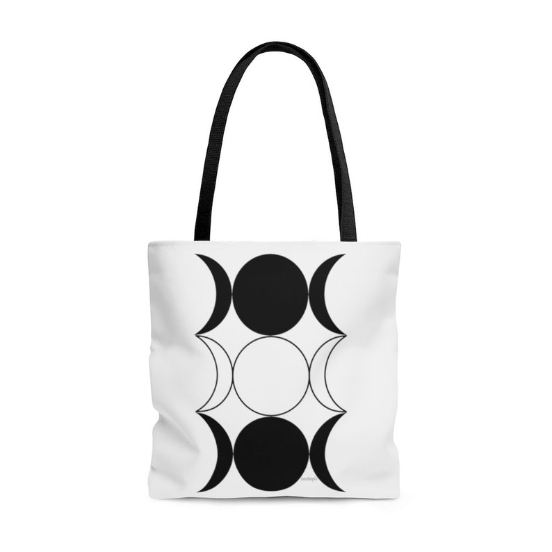 Triple Moon Tote Bag, Witchy Gift, Moon Goddess, Maiden Mother Crone ...
