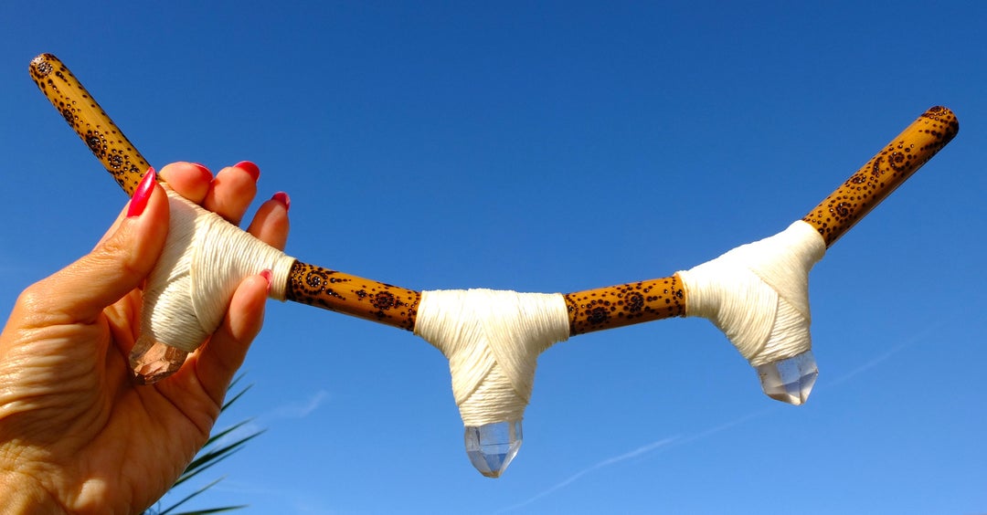 Amazing Very Big HORN Tepi Pipe for Amazonian Rapé, Shamanic Applicator ...