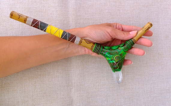 Ceremonial Tepi Large L-shape Blow Pipe for Amazonian Rapé | Etsy