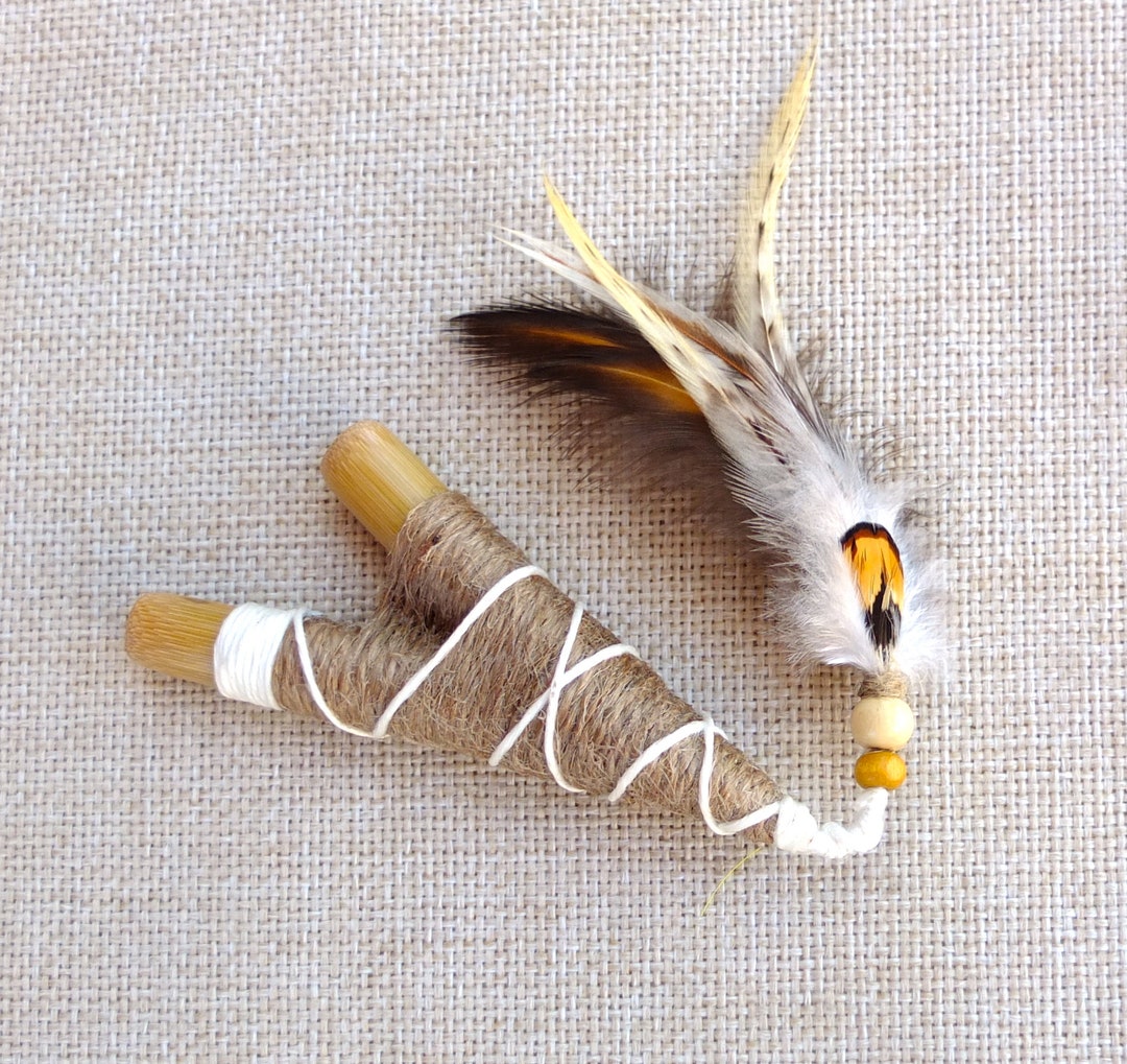 MANY COLOURS! Rustic Kuripe Pipe for Rapé Medicine, Shamanic Snuff SELF ...