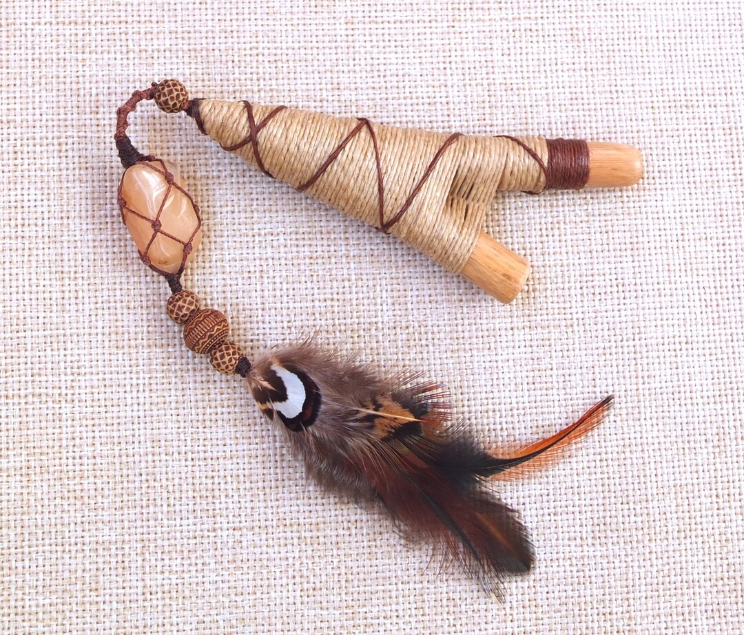 Large Rustic Kuripe, Pipe for Rapé Medicine, Shamanic Snuff Applicator ...