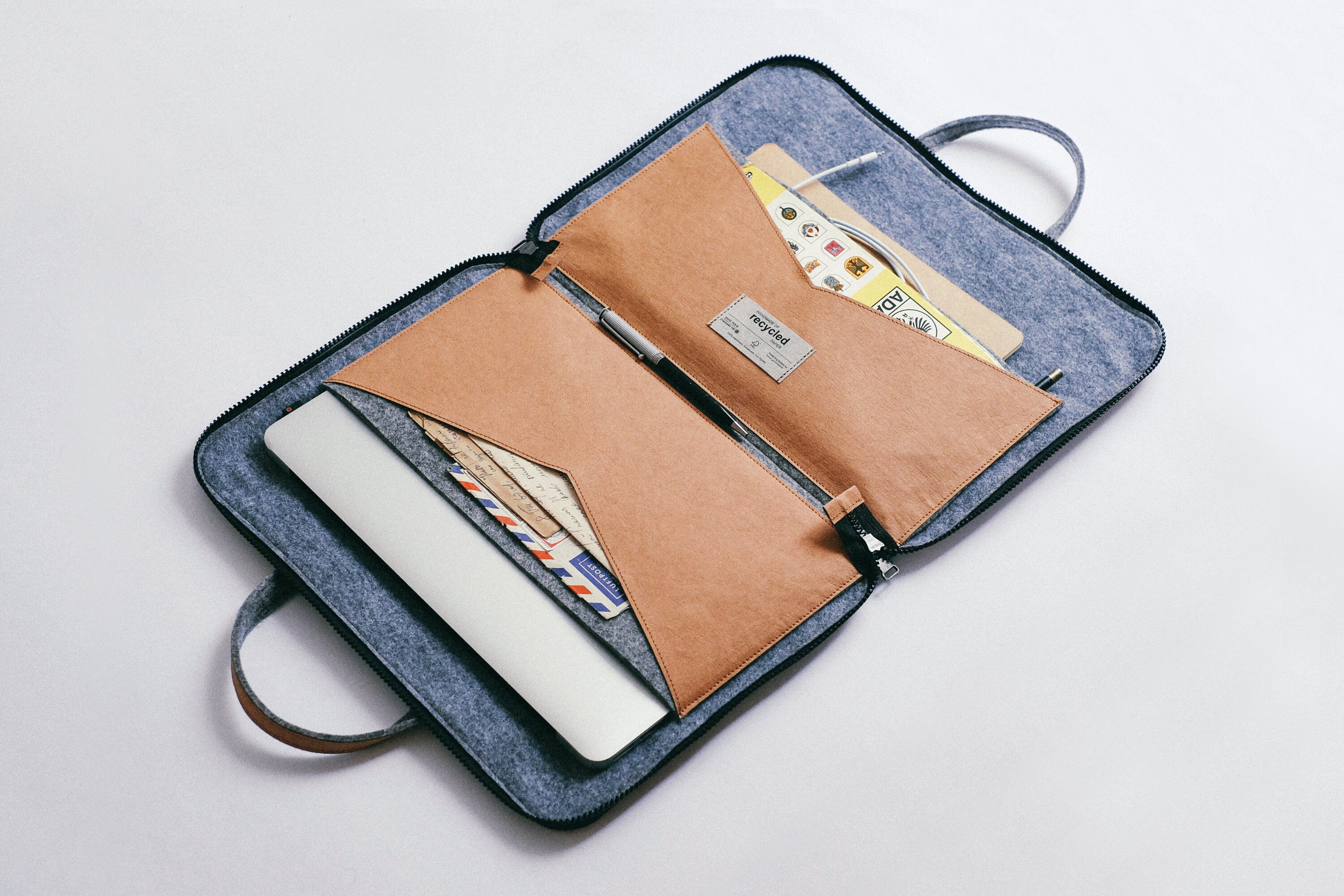 Sustainable Laptop Bag Brown Laptop Briefcase Eco Friendly - Etsy