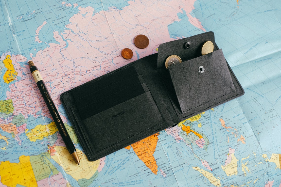 Eco Friendly Wallet Personalized Wallet Mens Sustainable - Etsy