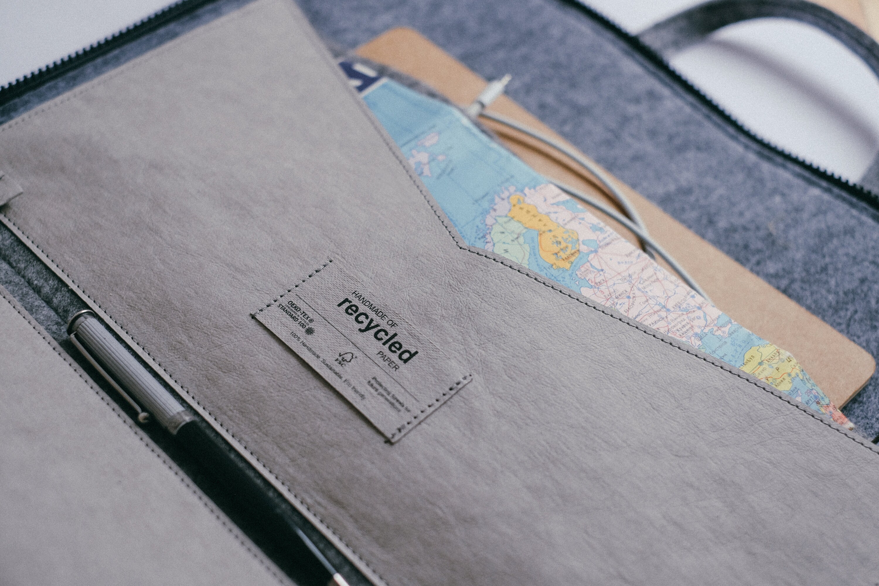 Eco Friendly Laptop Case Sustainable Laptop Bag Grey Laptop | Etsy