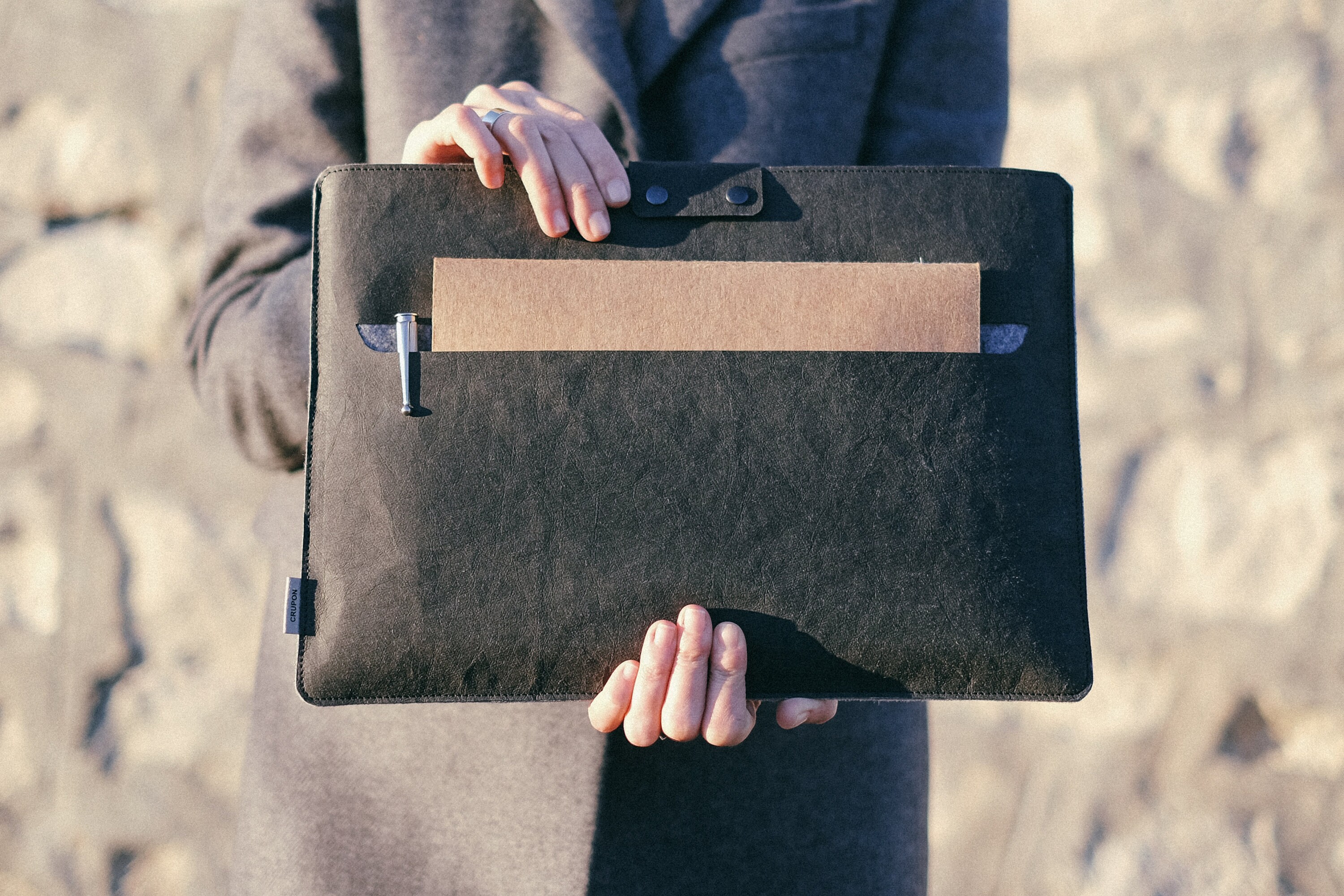 Sustainable Laptop Sleeve Black Laptop Sleeve Eco Friendly - Etsy