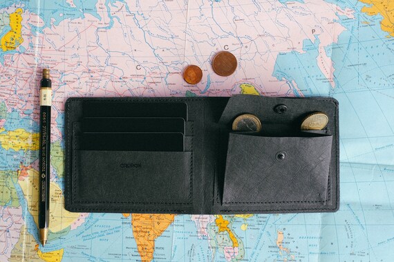 Eco Friendly Wallet Personalized Wallet Mens Sustainable - Etsy