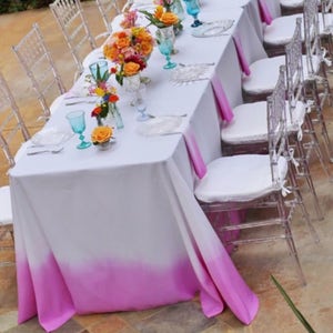 Pink Baby Shower - Pink Ombre Table - Pink Baby Shower Table - Girl ...