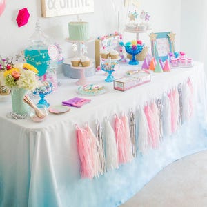 Pastel Tablecloth - Pastel Dessert Display - Pastel Party - Pastel ...