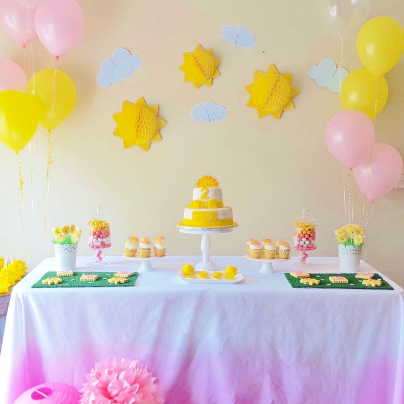 You Are My Sunshine Tablecloth Sun Party Sun Dessert Sun - Etsy