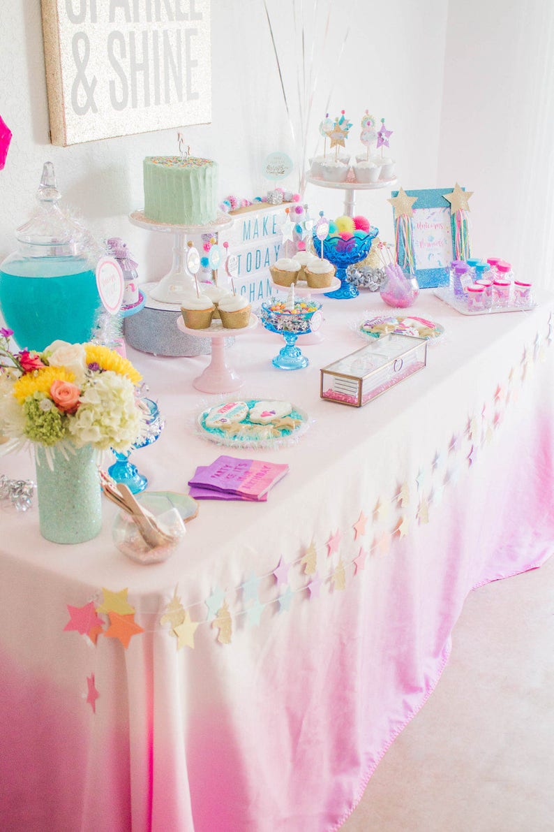 Pastel Tablecloth Pastel Dessert Display Pastel Party - Etsy