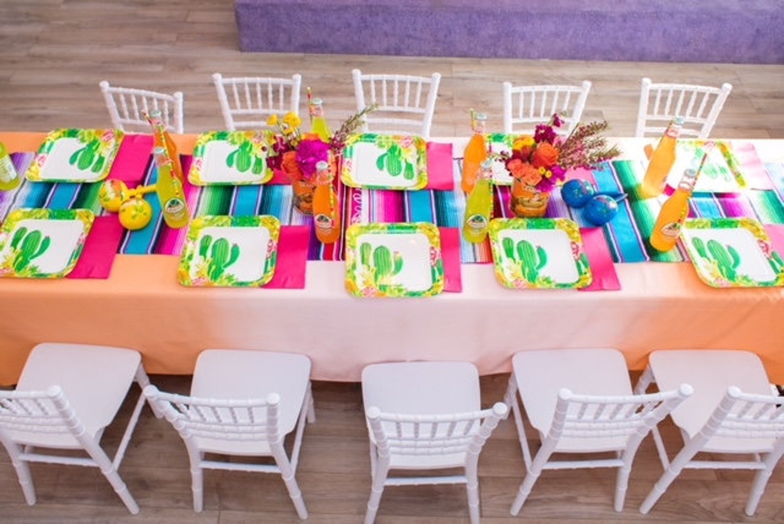 Pink & Purple Ombre Tablecloth – Pastel Party Linen - Etsy