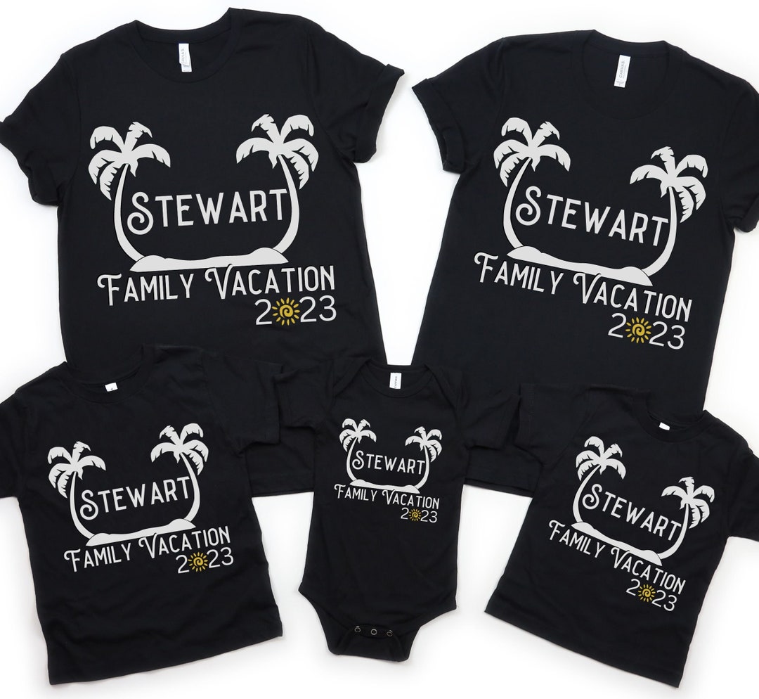 Personalized Family Vacation Shirts Family Group Vacation - Etsy